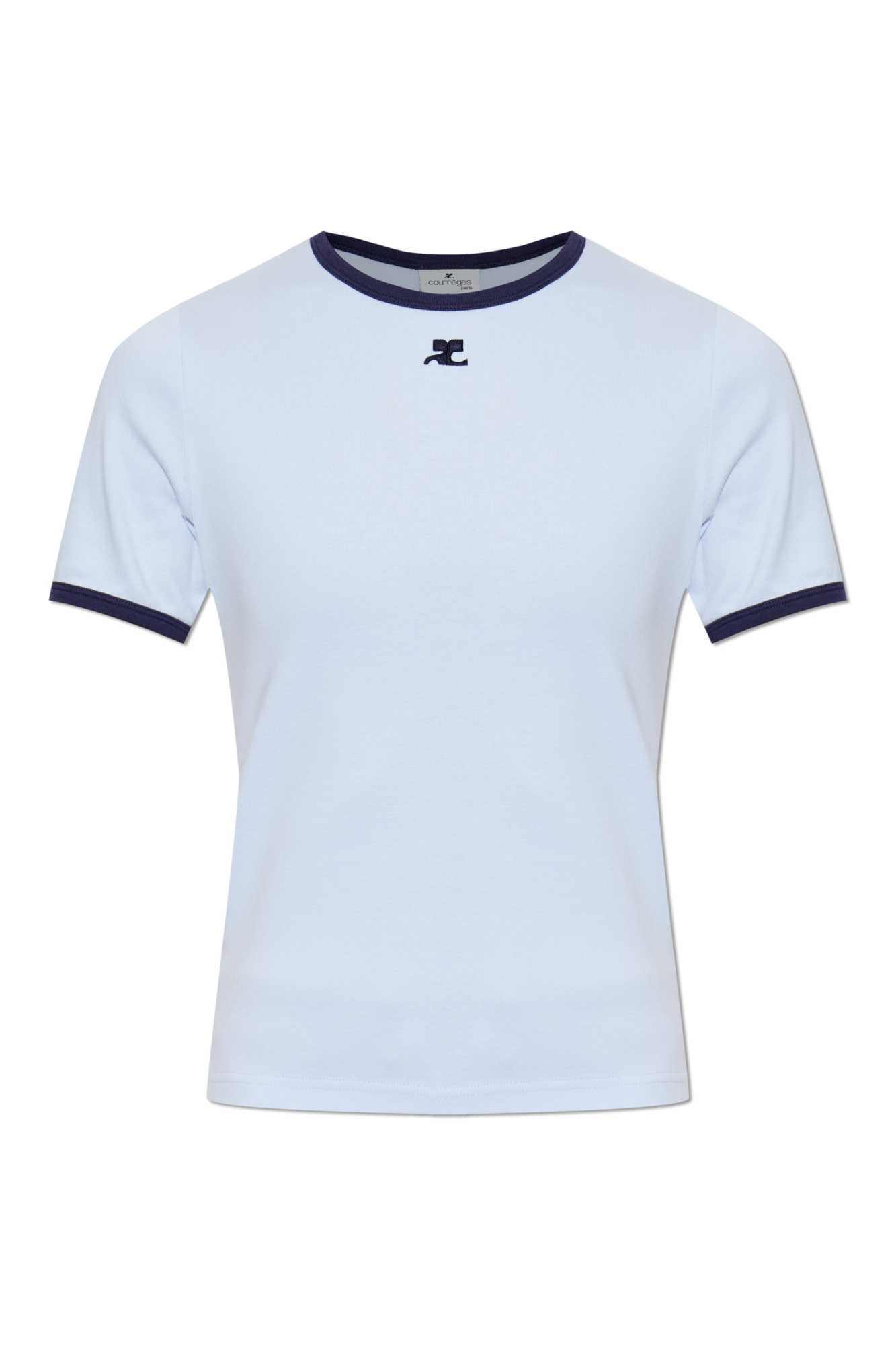 COURREGES Courrèges Embroidered Logo T-Shirt